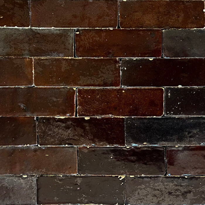 Maroon Glazed Brick - Jatana Interiors